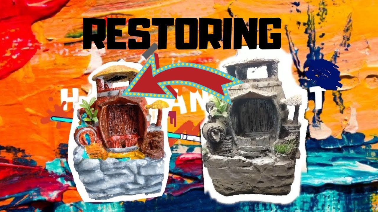 HOW TO RESTORE AN ART PIECE | RESTORATION | HARSHANK'S ART - YouTube