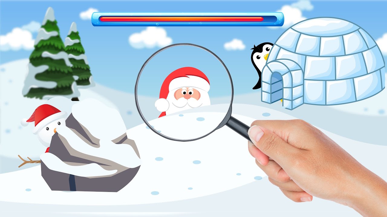 Find The Winter Objects | Hide And Seek | BittyBeam For Kids - YouTube
