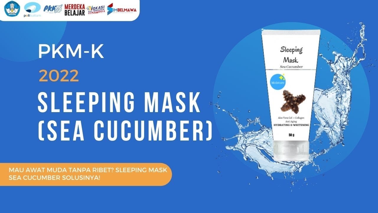 SLEEPING MASK SEA CUCUMBER - YouTube
