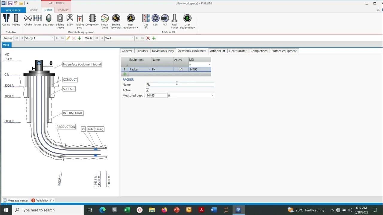 HORIZONTAL Well Completion Modeling With PIPESIM Part 1 - YouTube