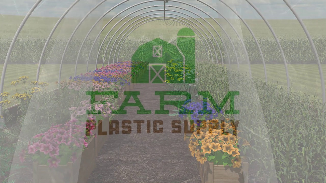 Simple Greenhouse Kits by Farm Plastic Supply - YouTube
