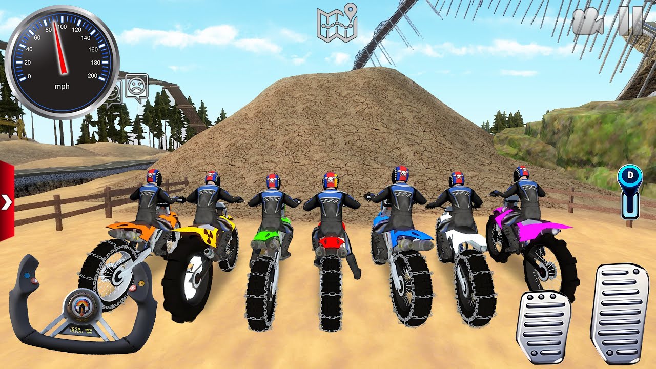 Motocross Dirt Bike Offroad Racing 3D - Motor Stunt Racer Bike ...