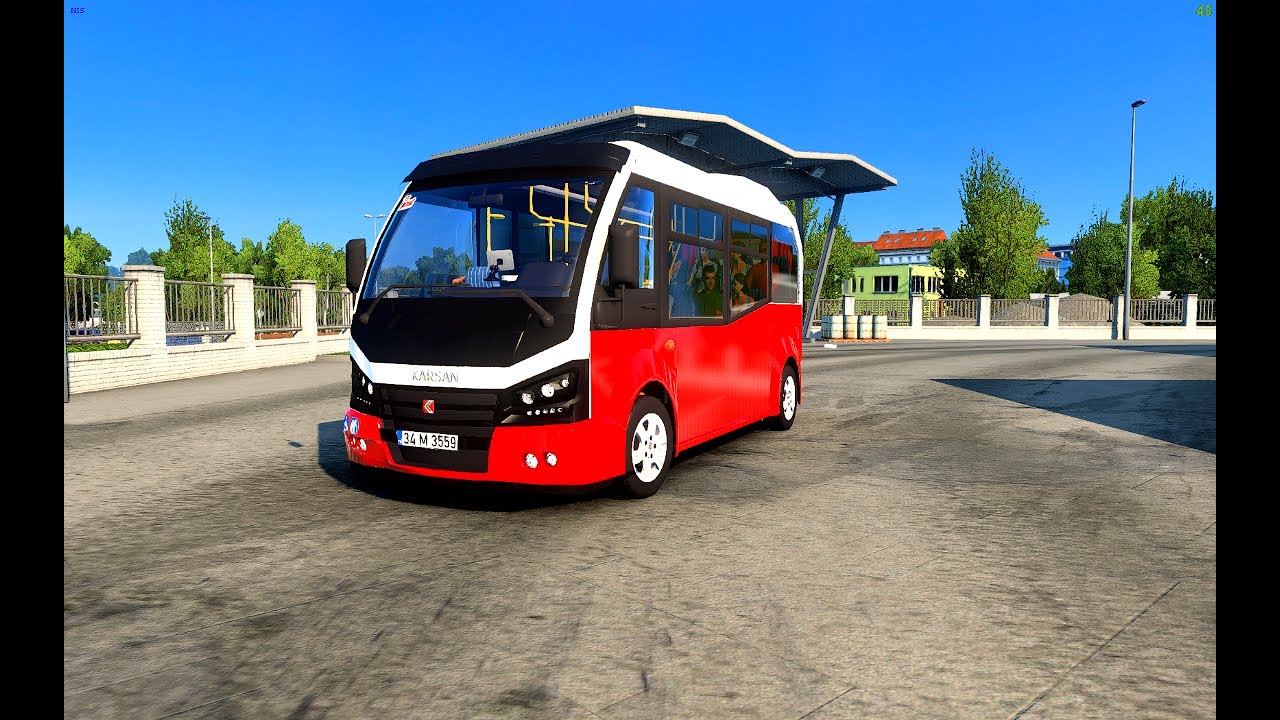 Karsan Jest - Mini Van Mod - Euro Truck Simulator 2. #ets2 - YouTube