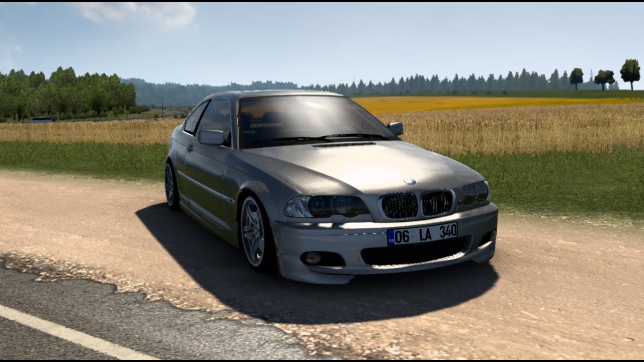 BMW E46 330ci-Euro Truck Simulator 2 (1.55) - YouTube