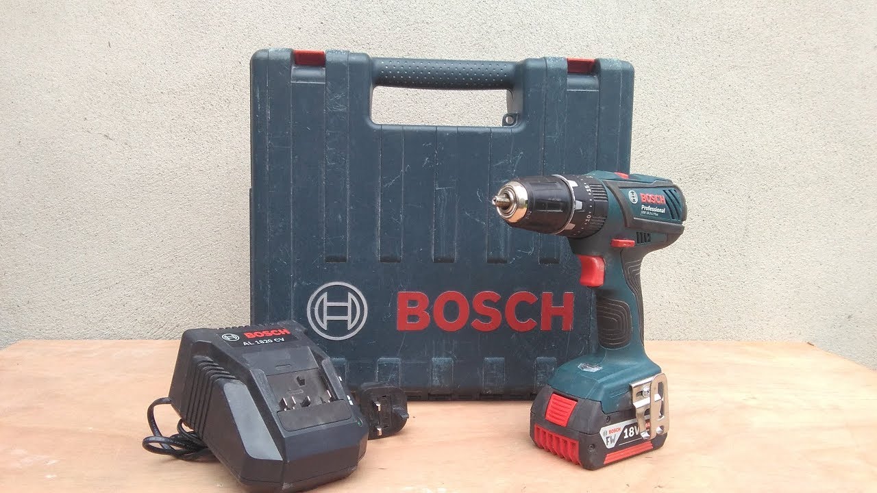 Bosch GSB 18-2-LI Plus Combi-Drill - What's in the box? - YouTube
