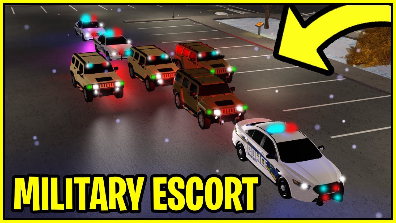 MASSIVE *MILITARY* ESCORT in ERLC! - YouTube