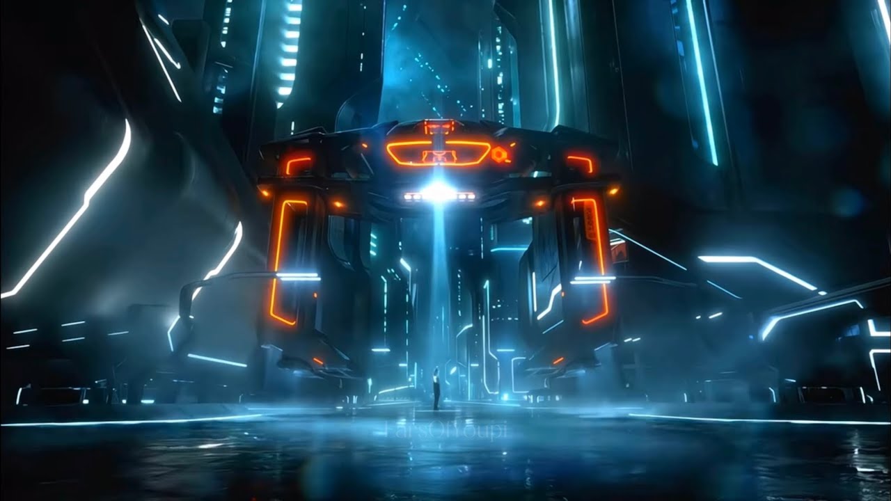 Tron vehicles are something else - YouTube