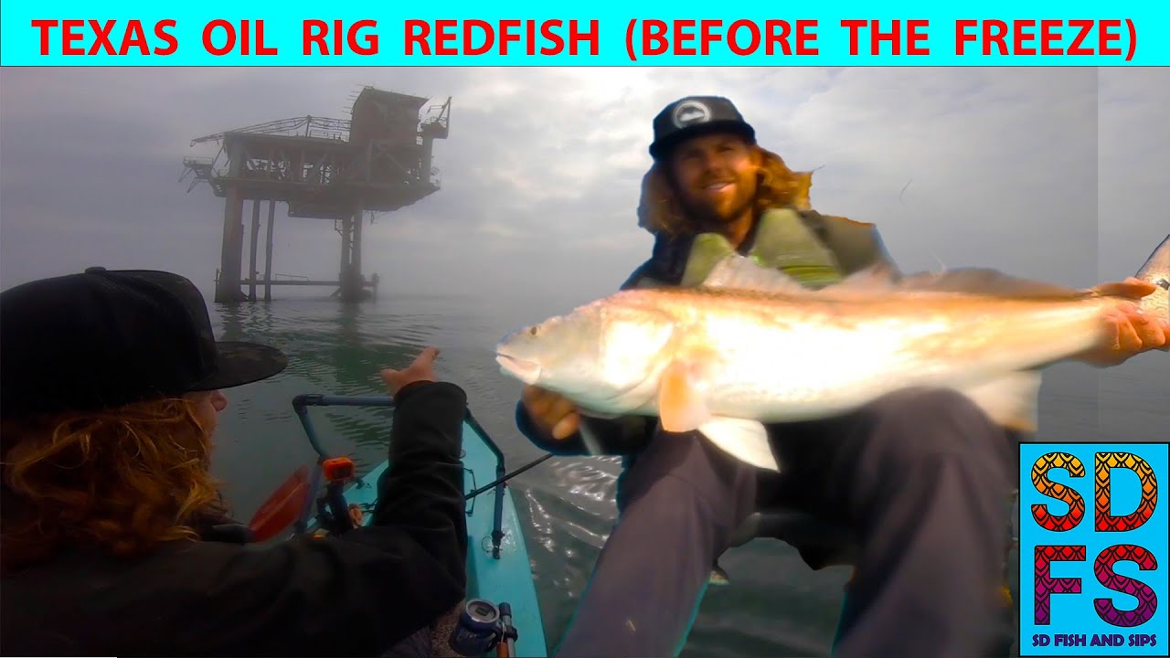SOLO SKIFF TEXAS FISHING BULL REDFISH OIL Rig Platform (Before the ...