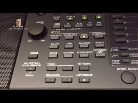 Yamaha PSR-S950 Keyboard - Main Demonstration