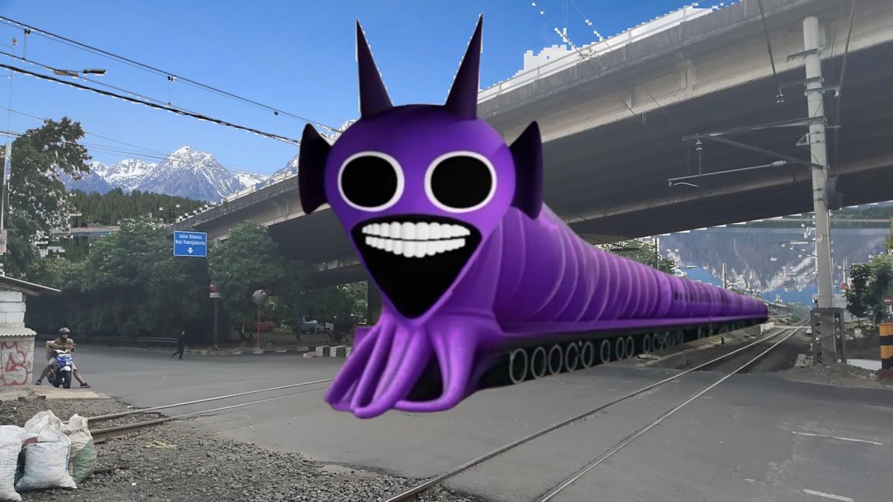 Kereta Api KRL Sprunki Durple Horror, Sonic Biru, Gorila Api Vs Kereta ...