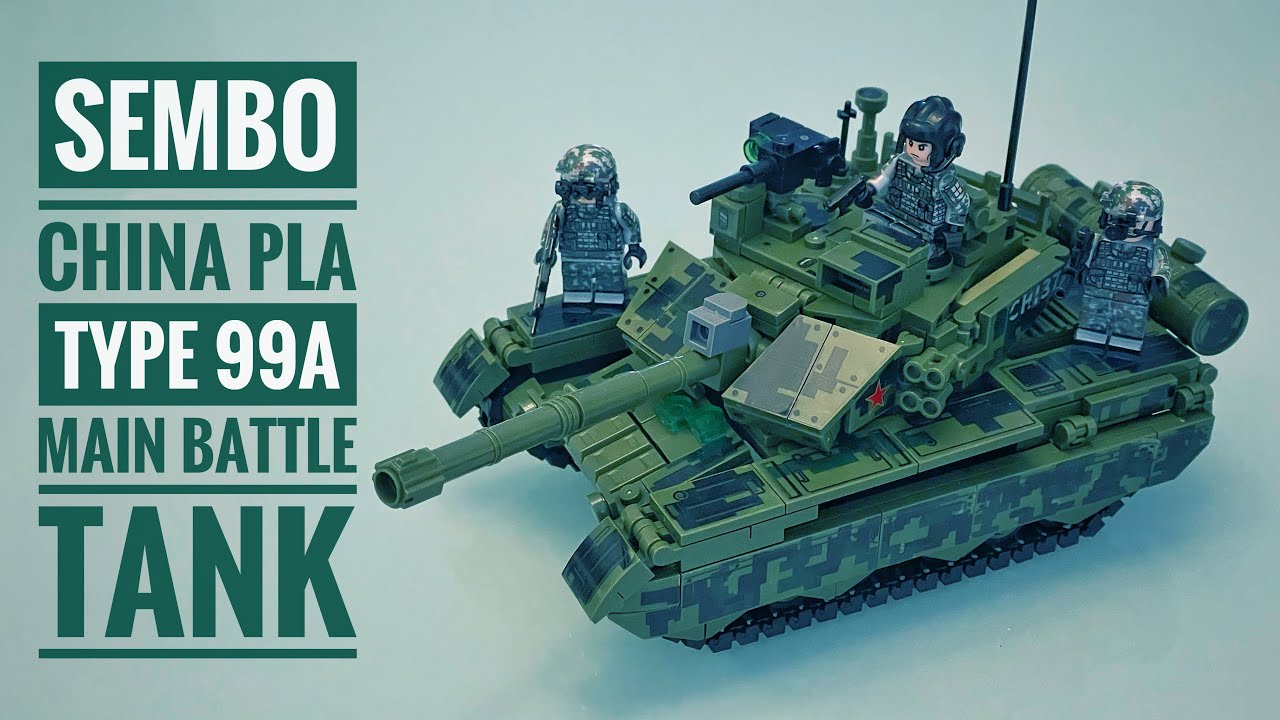 Lego/Sembo #203108 China PLA Type 99A Main Battle Tank - Speed Build ...