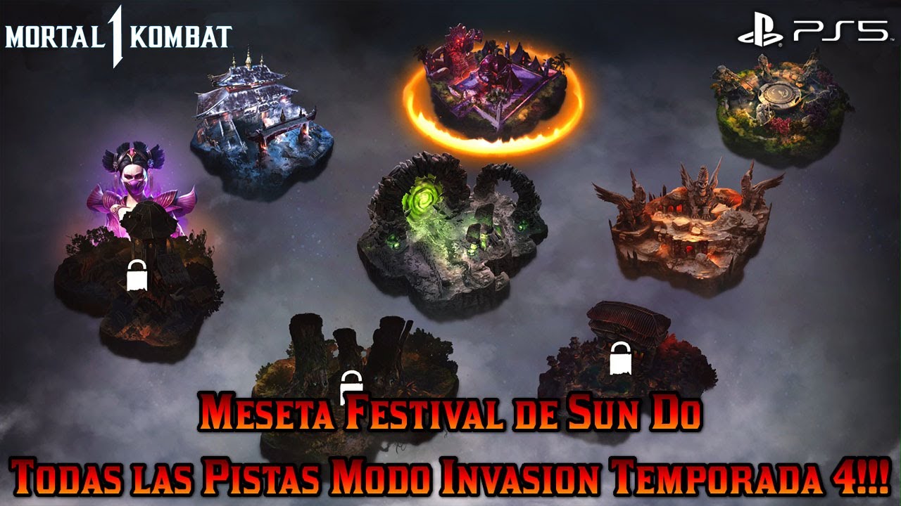 MORTAL KOMBAT 1 (Guía) | Meseta Festival de Sun Do Todas las Pistas ...