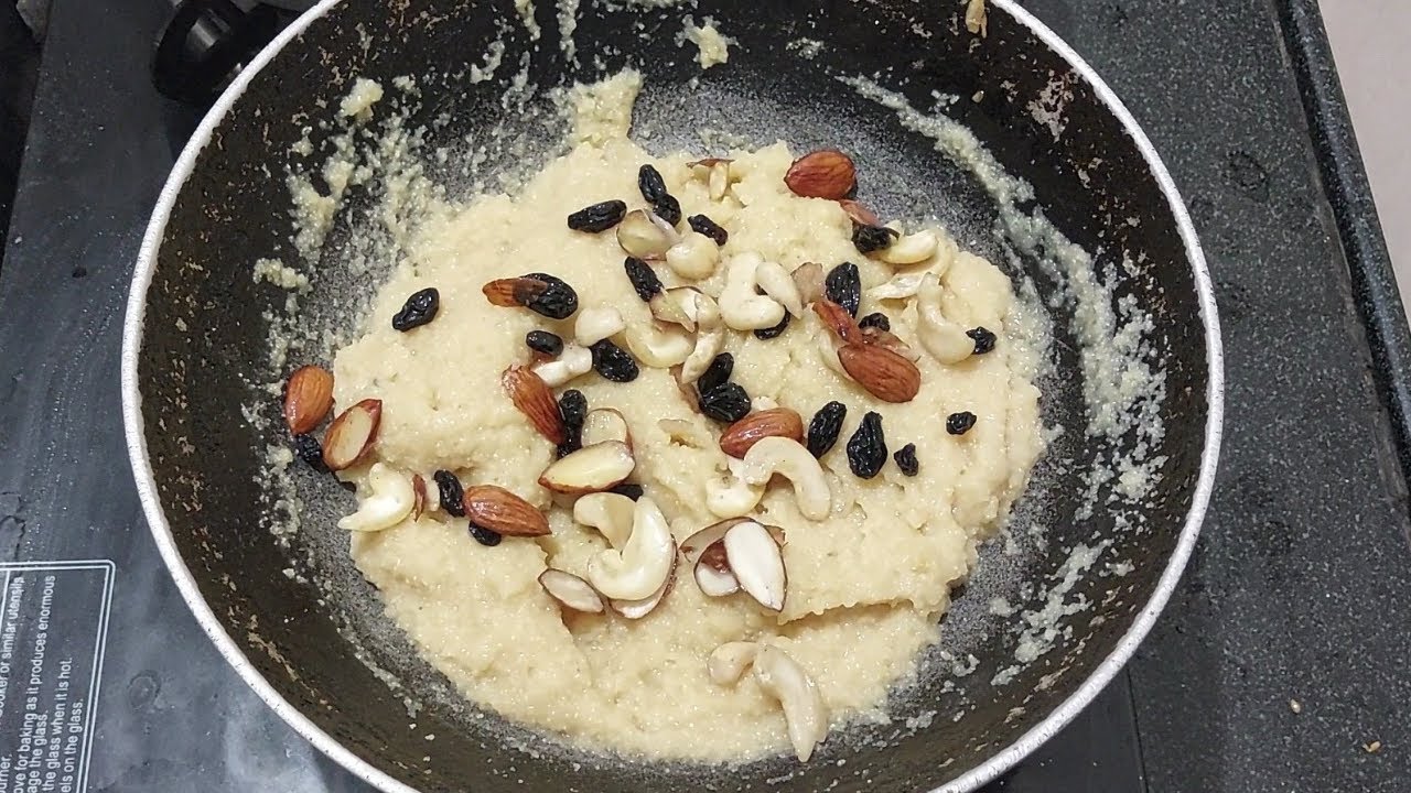 Maharashtrian style sweet sheera (sweet dish) Indian recipes - YouTube