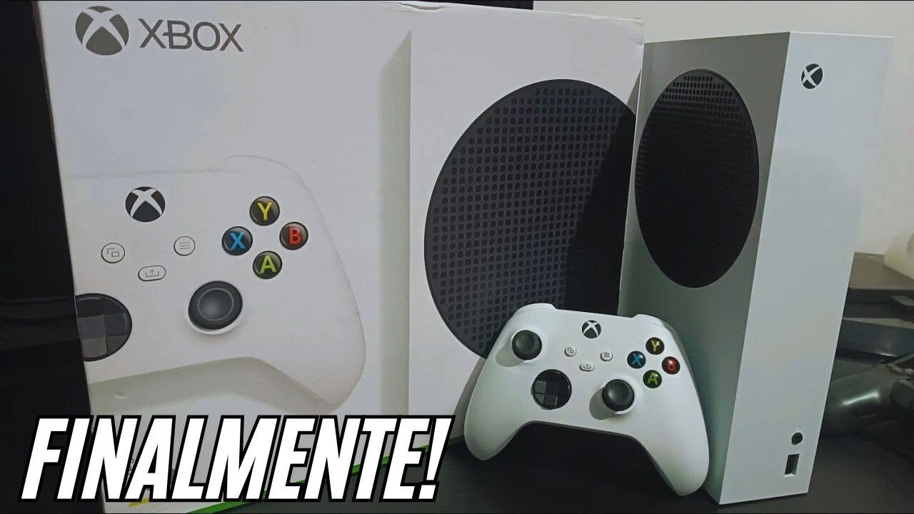 COMPREI FINALMENTE MEU XBOX SERIE S !! - UNBOXING - YouTube