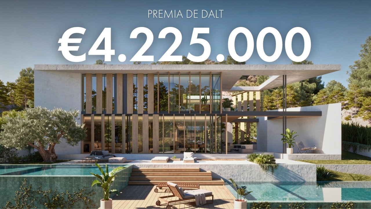 €4.2M Luxury Home with SEA VIEWS in Premia de Dalt, Barcelona, Spain ...