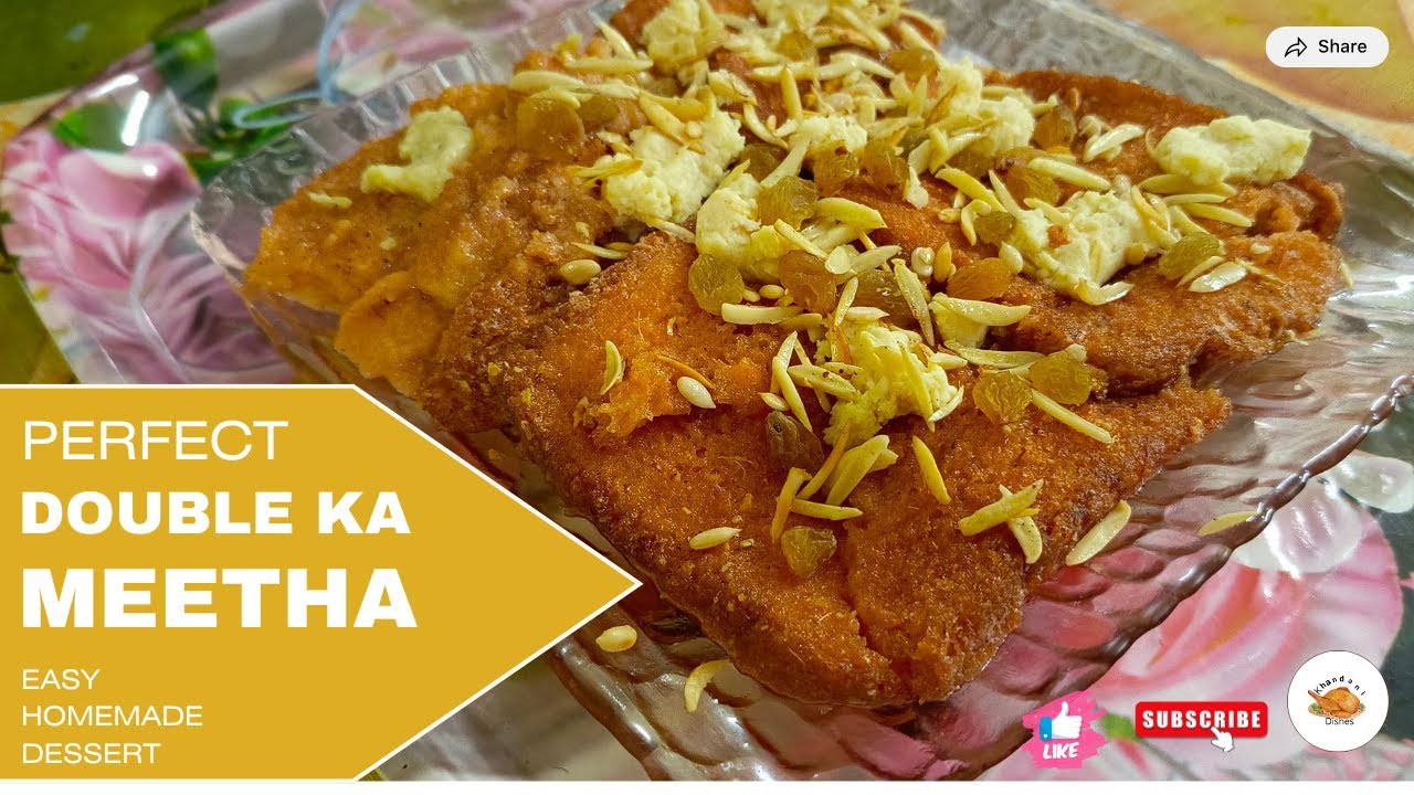 Double Ka Meetha Recipe | Royal Hyderabadi Dessert You MUST Try! - YouTube