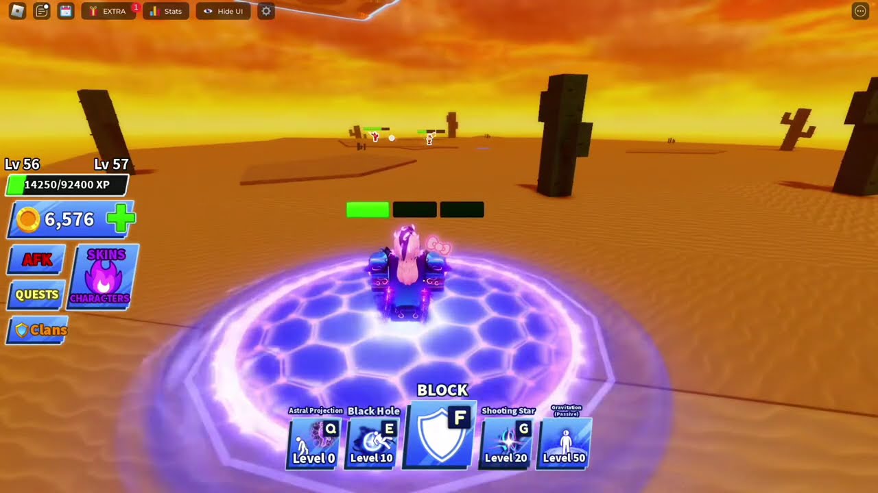 Playing the elemental mode in Roblox Blade Ball - YouTube
