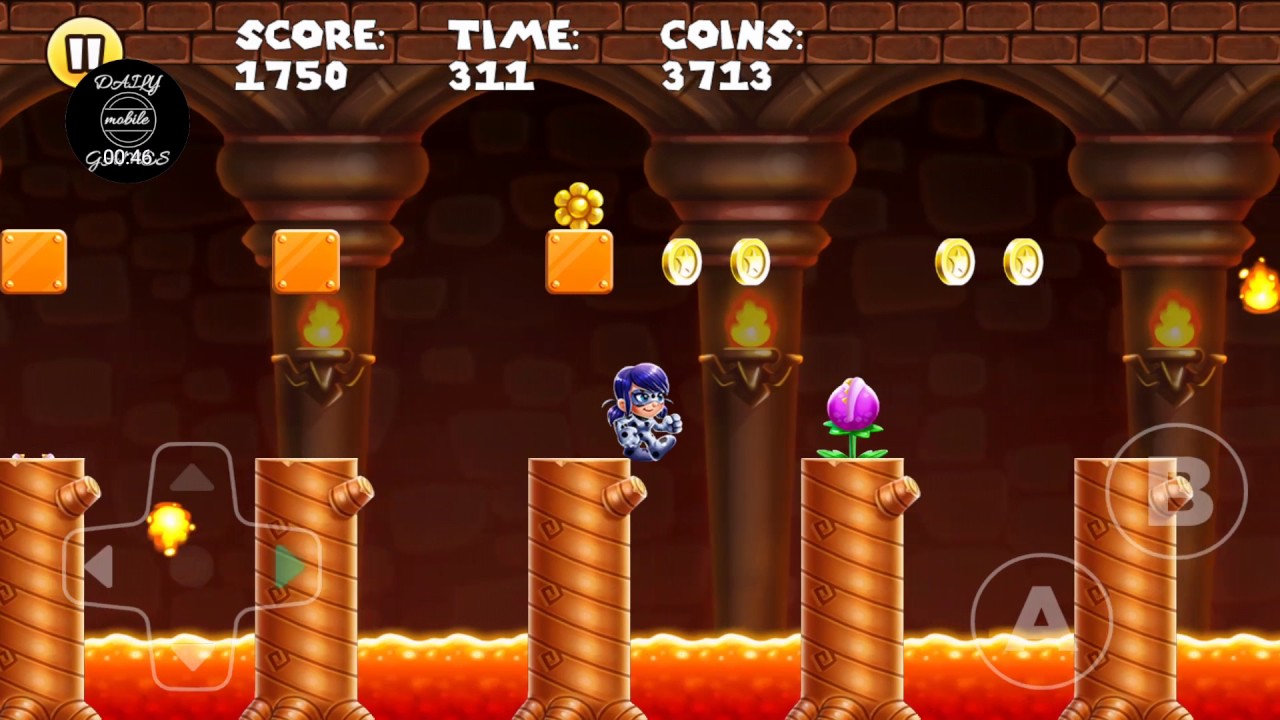 Ladybug Adventures World | Level 50 + BOSS Fight | Super Mario like ...