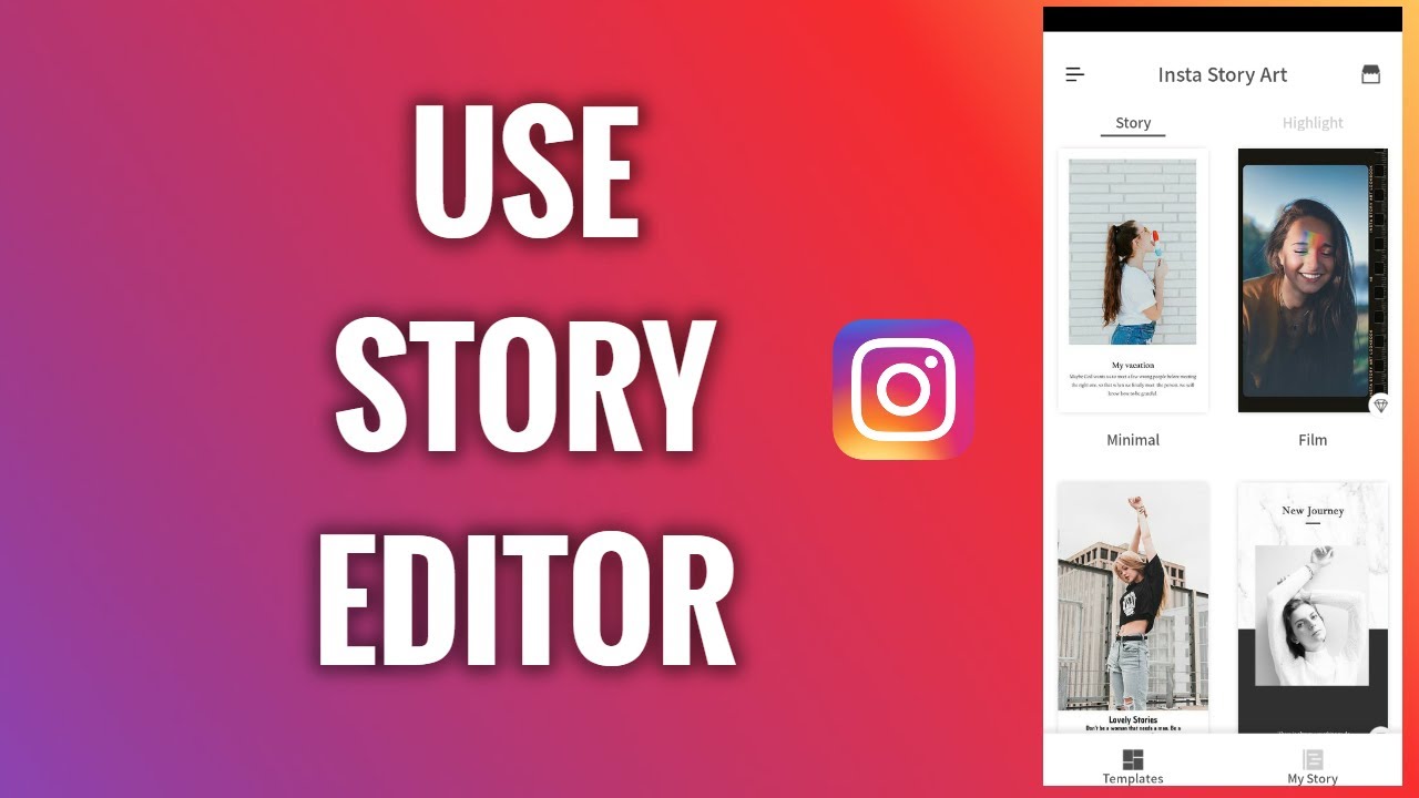 How To Use "Story Editor" To Create Instagram Stories - YouTube