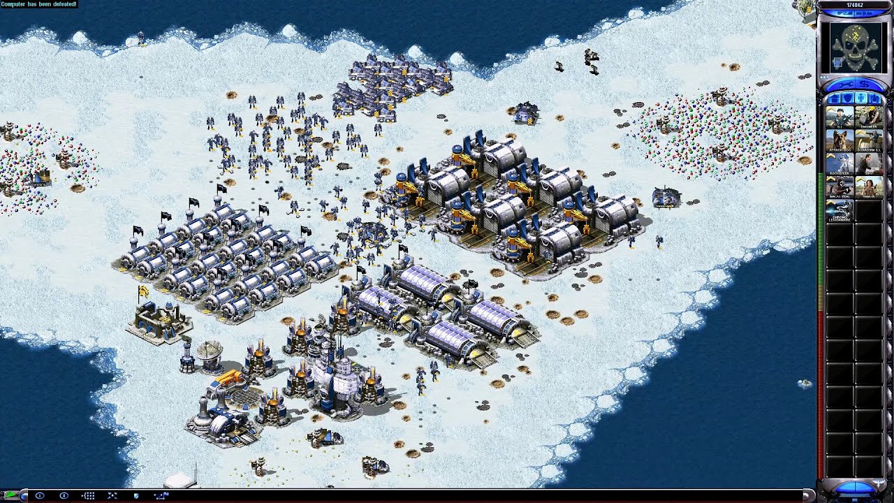 Red Alert 2 Nautical Map Win Fastest Germany Extra Hard AI - YouTube