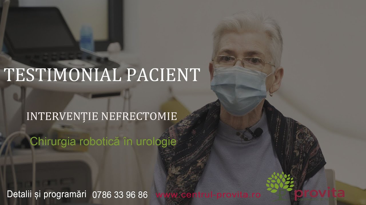 Testimonial pacient chirurgie robotica urologica - conf. dr. Cristian ...