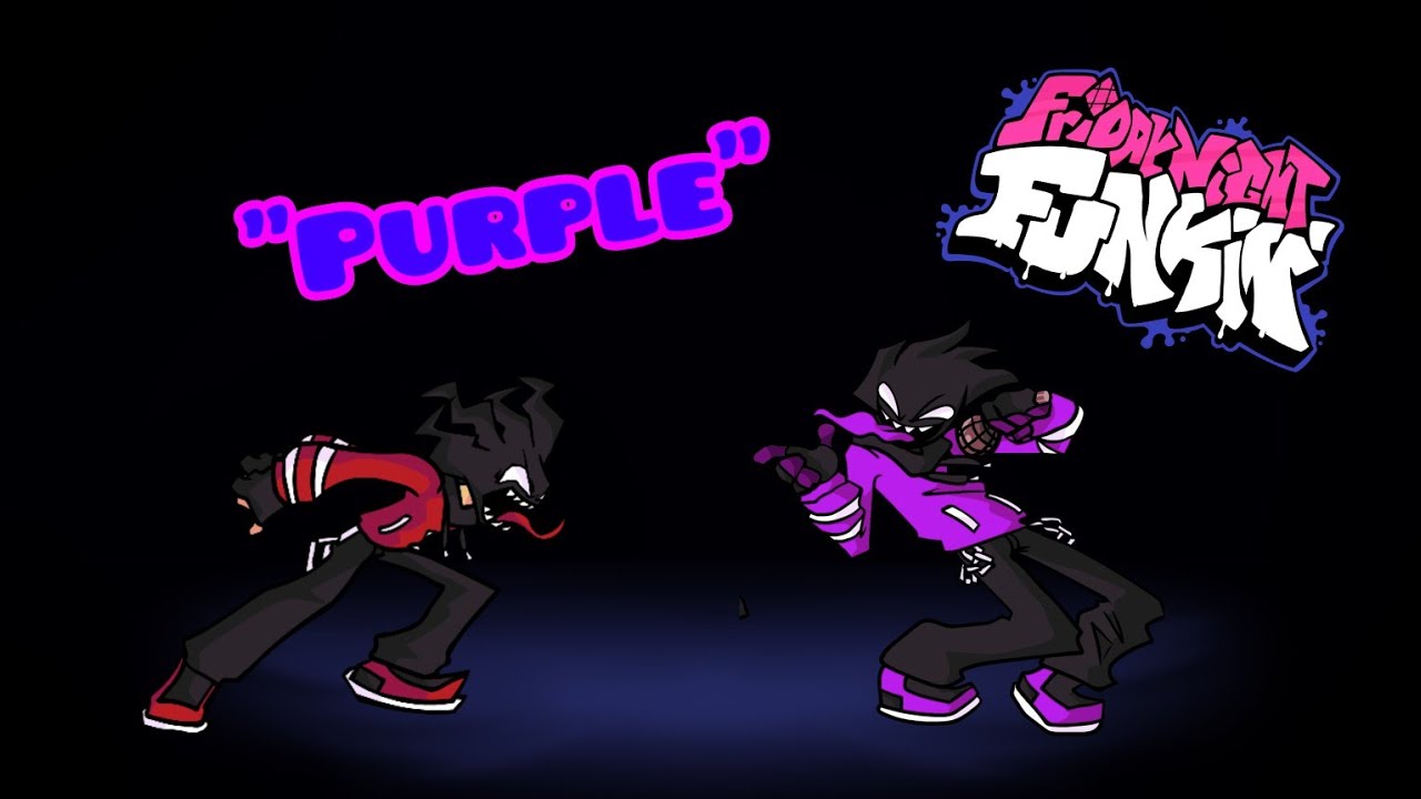 FNF "PURPLE" AGOTI PURPLE 😎👌 - YouTube