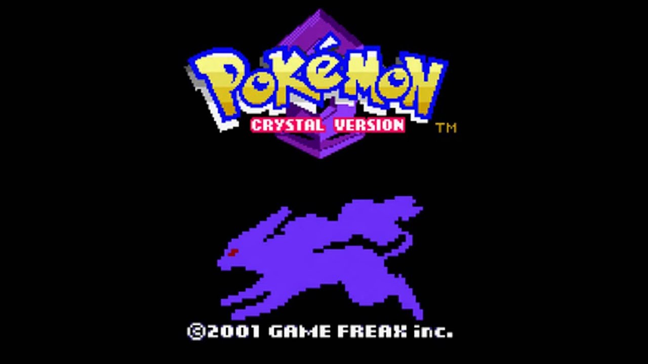 Pokémon Crystal Intro and Title Screen (Game Boy Color) - YouTube