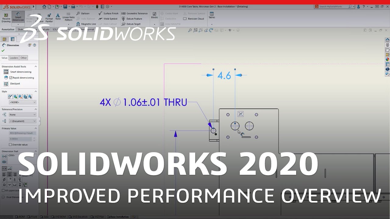 What's New in SOLIDWORKS 2020 - Improved Performance Overview - Teaser ...