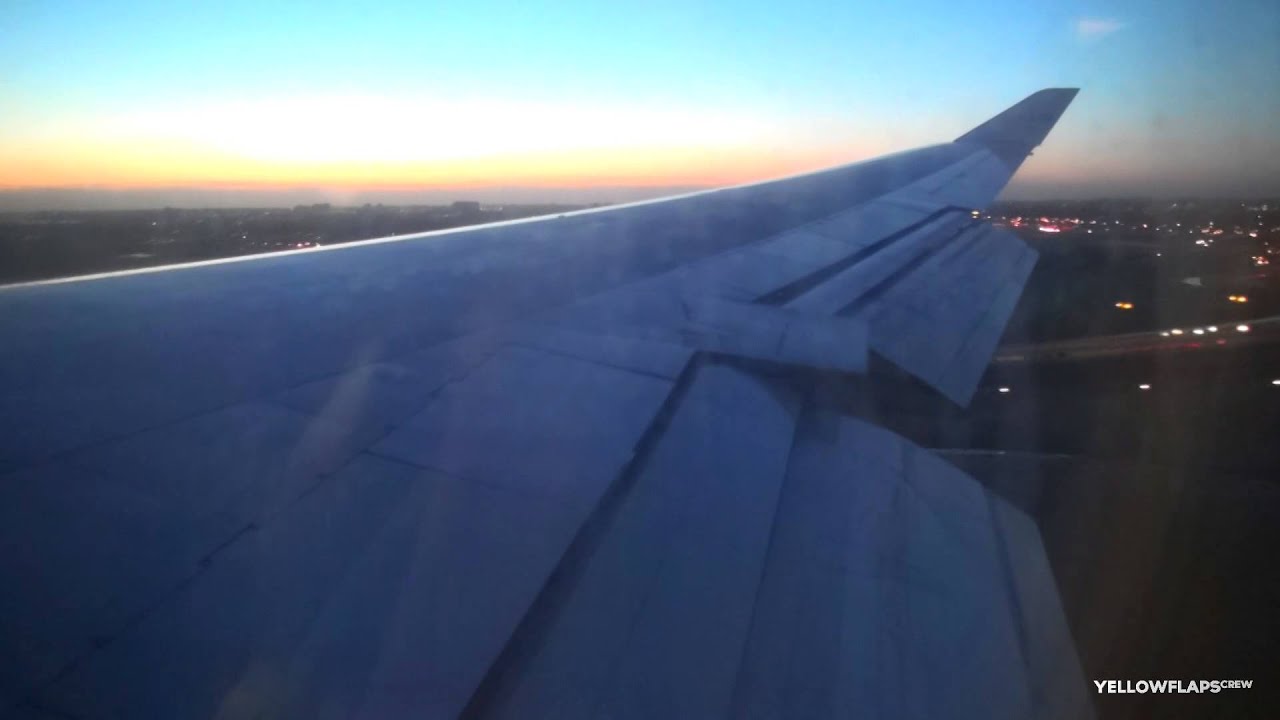KLM Asia Boeing 747-400 Beautiful Sunset Landing at Amsterdam Schiphol ...
