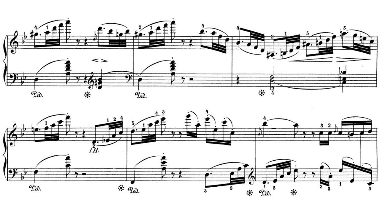 Robert Schumann - Waldszenen, Op. 82 [with score] - YouTube