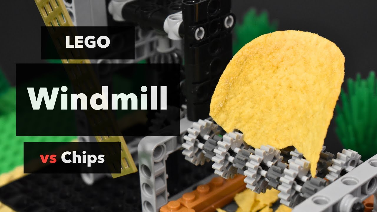 LEGO Technic Windmill: Which Blade Mills Chips Best? - YouTube