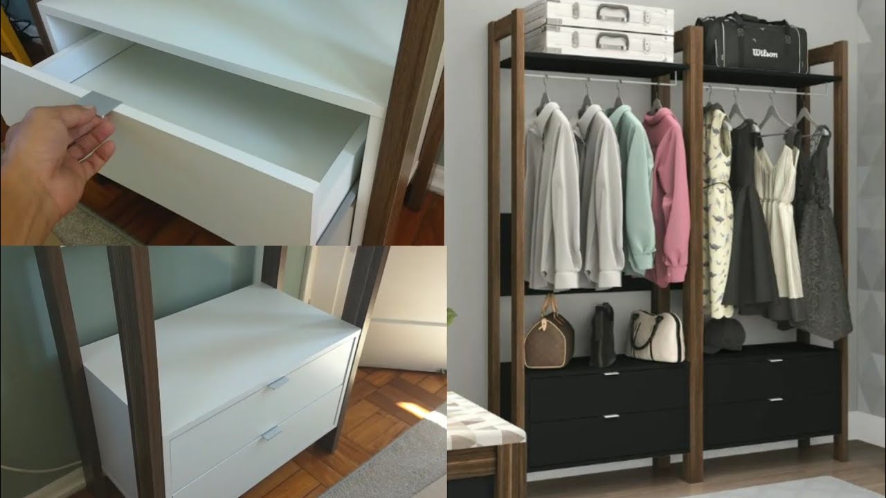 Avaliação do armário multiuso Alto Tecno Mobili AZ-1011 2 Gavetas ...