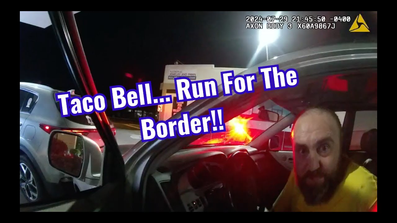 Taco Bell Drive Thru Surprise: Drunk Driver Passes Out! - YouTube
