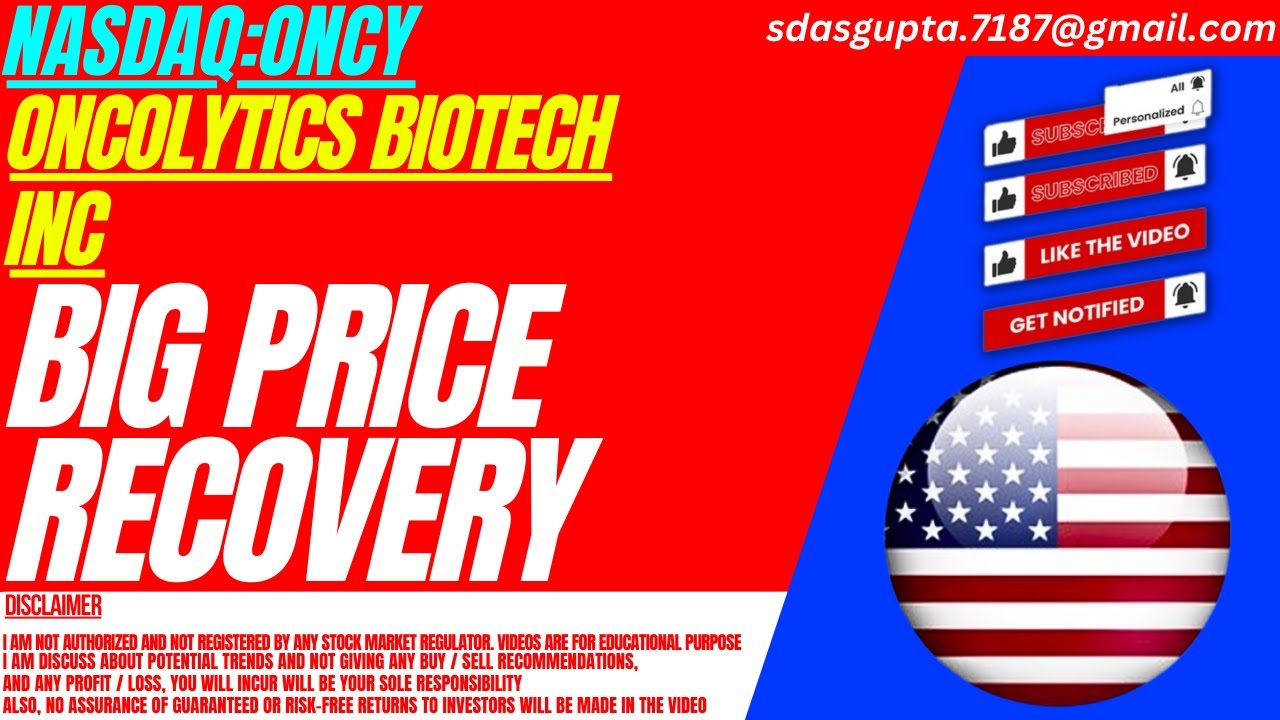 ONCY STOCK : BIG PRICE RECOVERY | ONCOLYTICS BIOTECH STOCK - YouTube