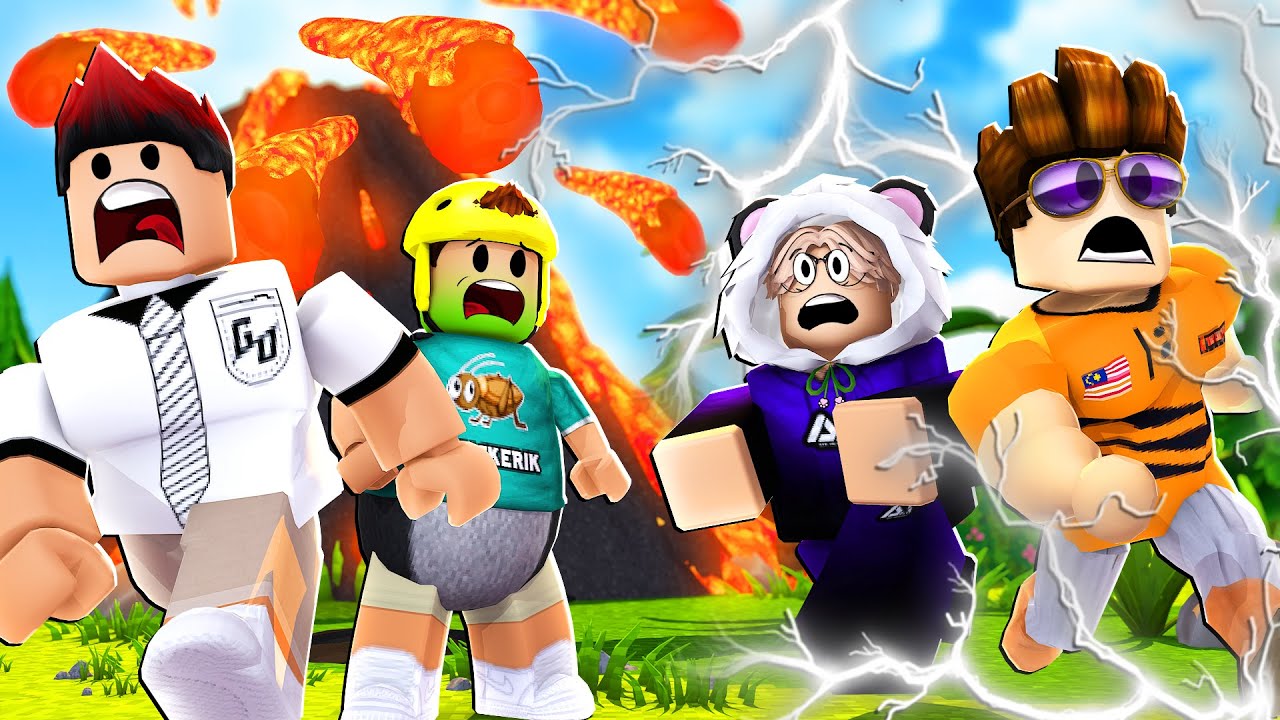 Pengakhiran Dunia Roblox! [Natural Disaster Survival] (Roblox Malaysia ...