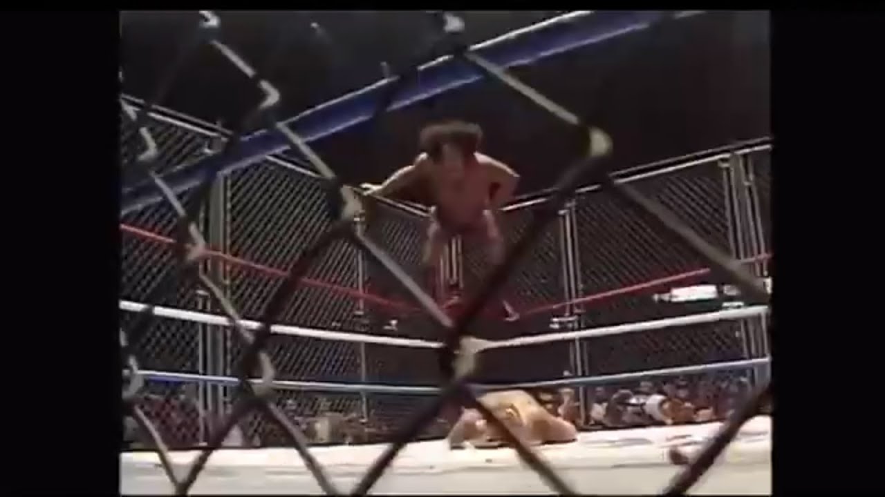 Andre The Giant Top Rope Finisher!!! (STEEL CAGE) 1983 - YouTube