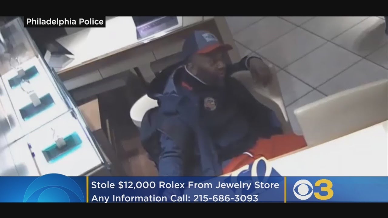 Police: Man Caught On Surveillance Video Stealing $12,000 Rolex Watch ...