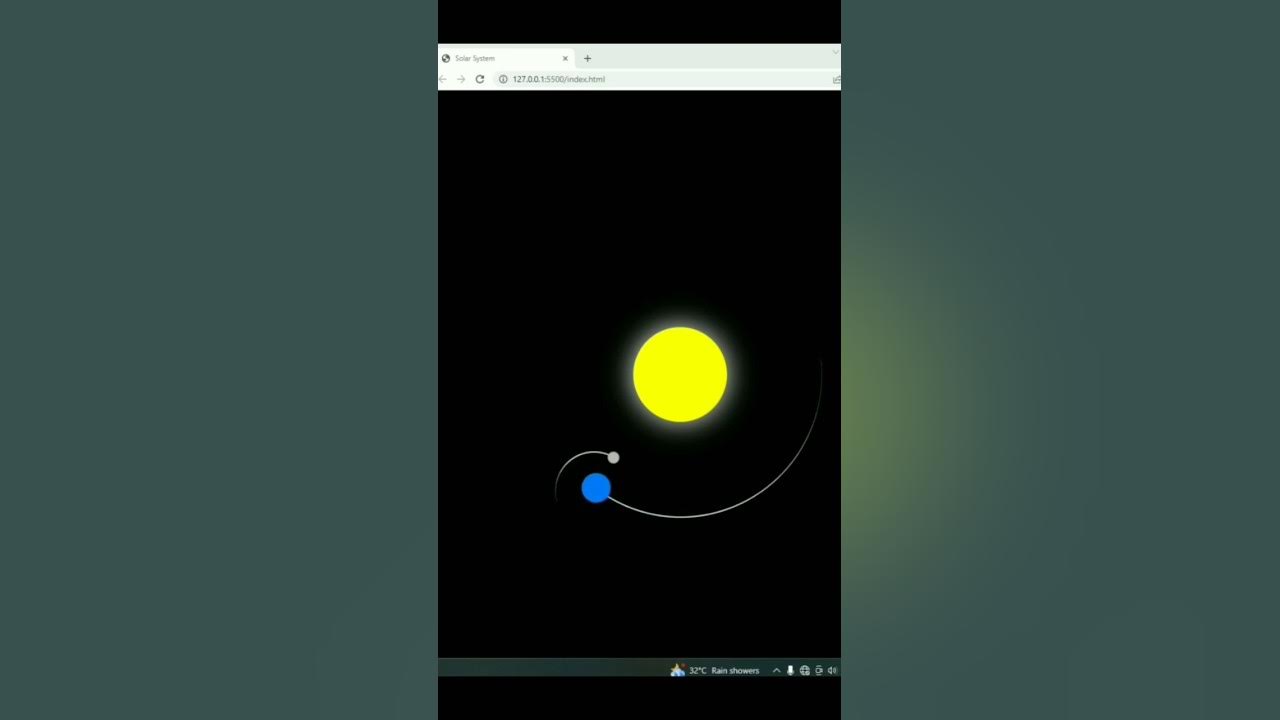 Solar System Using Html Css How To Create Website Viral Html Css Coding Youtube