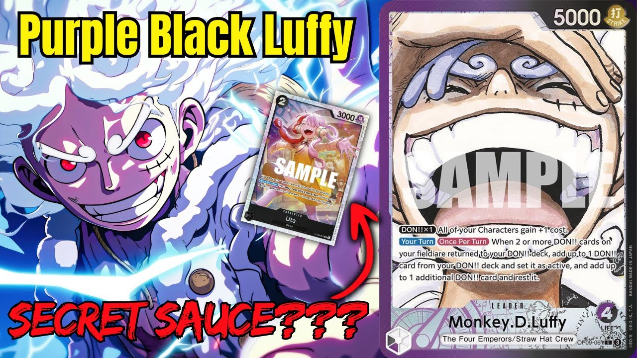 THE SECRET SAUCE | OP09 Purple-Black Luffy Deck Profile | One Piece ...