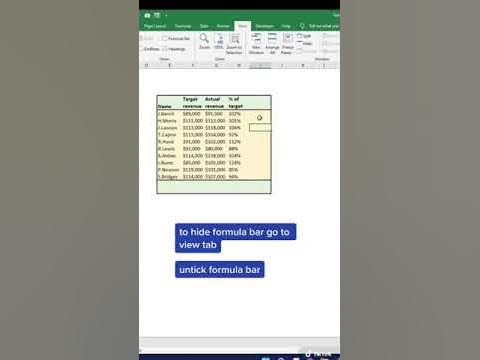 How to make cells invisible in Excel! #shorts #excel - YouTube