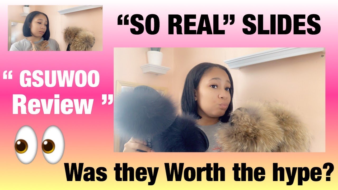 GSUWOO” SO REAl” Slippers REVIEW - YouTube
