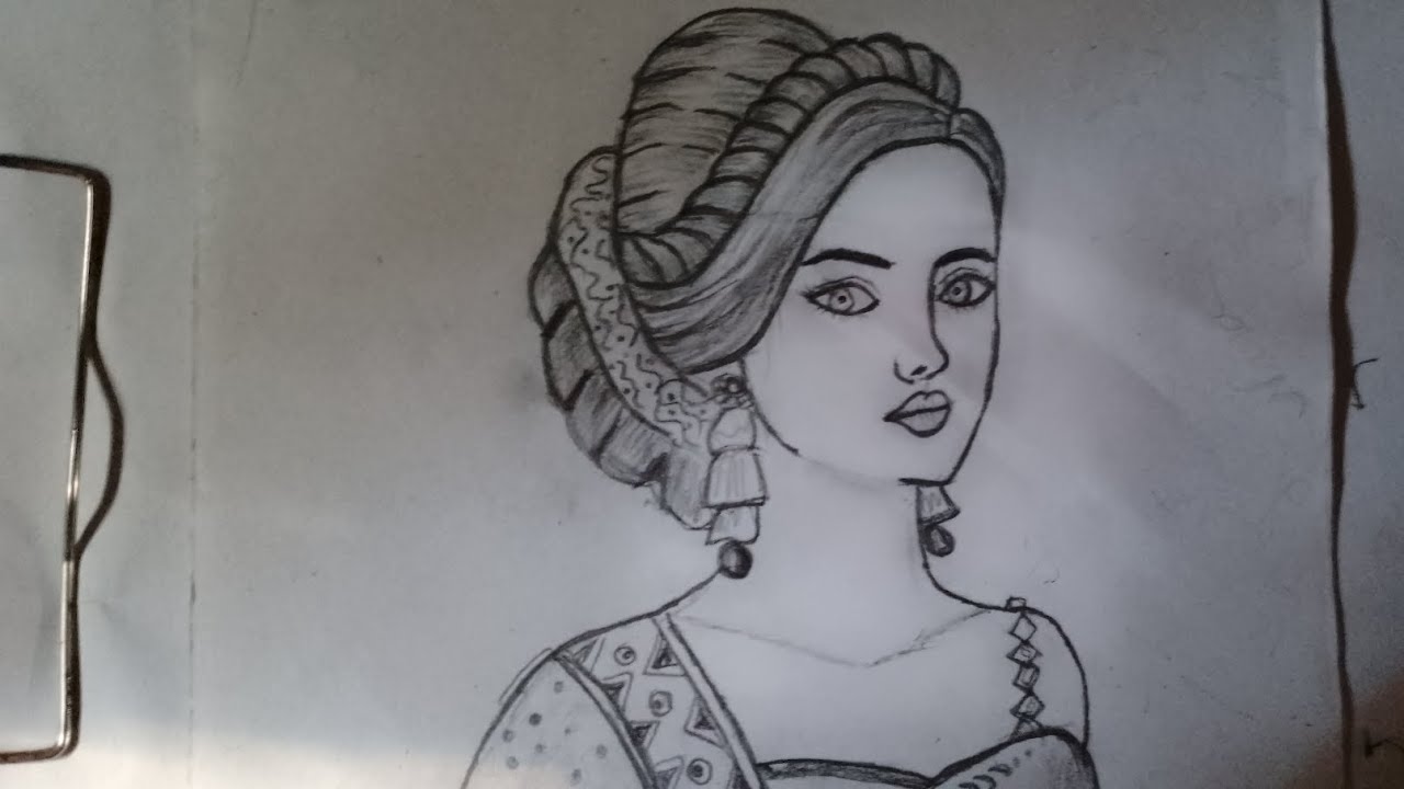 Girl Drowing Easy Steps By Stepaforananda 🐞drawing🦜arttranding🌈easydrawing🦋viral Youtube