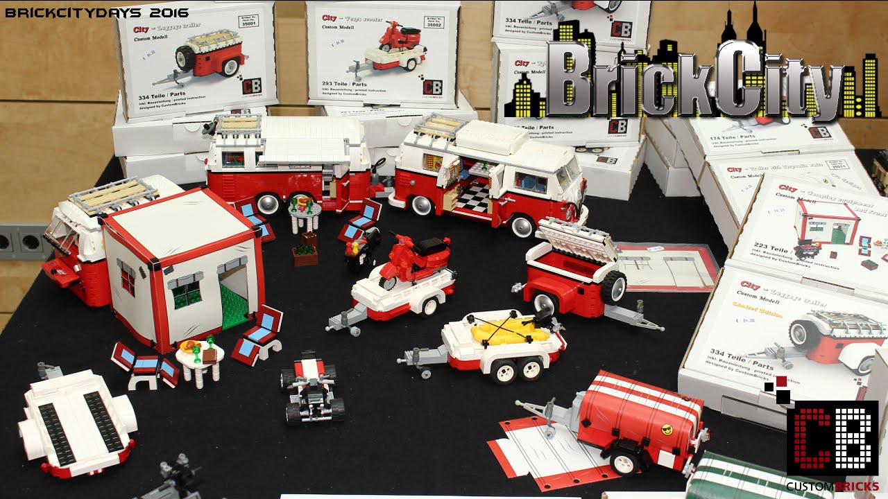 BrickCityDays 2016 Custom LEGO MOCs Ausstellung in HD - YouTube