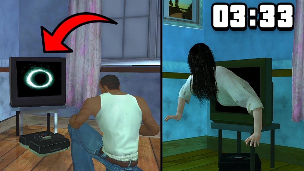 The RING GIRL Still Haunts in CJ’s House - GTA San Andreas Horror ...