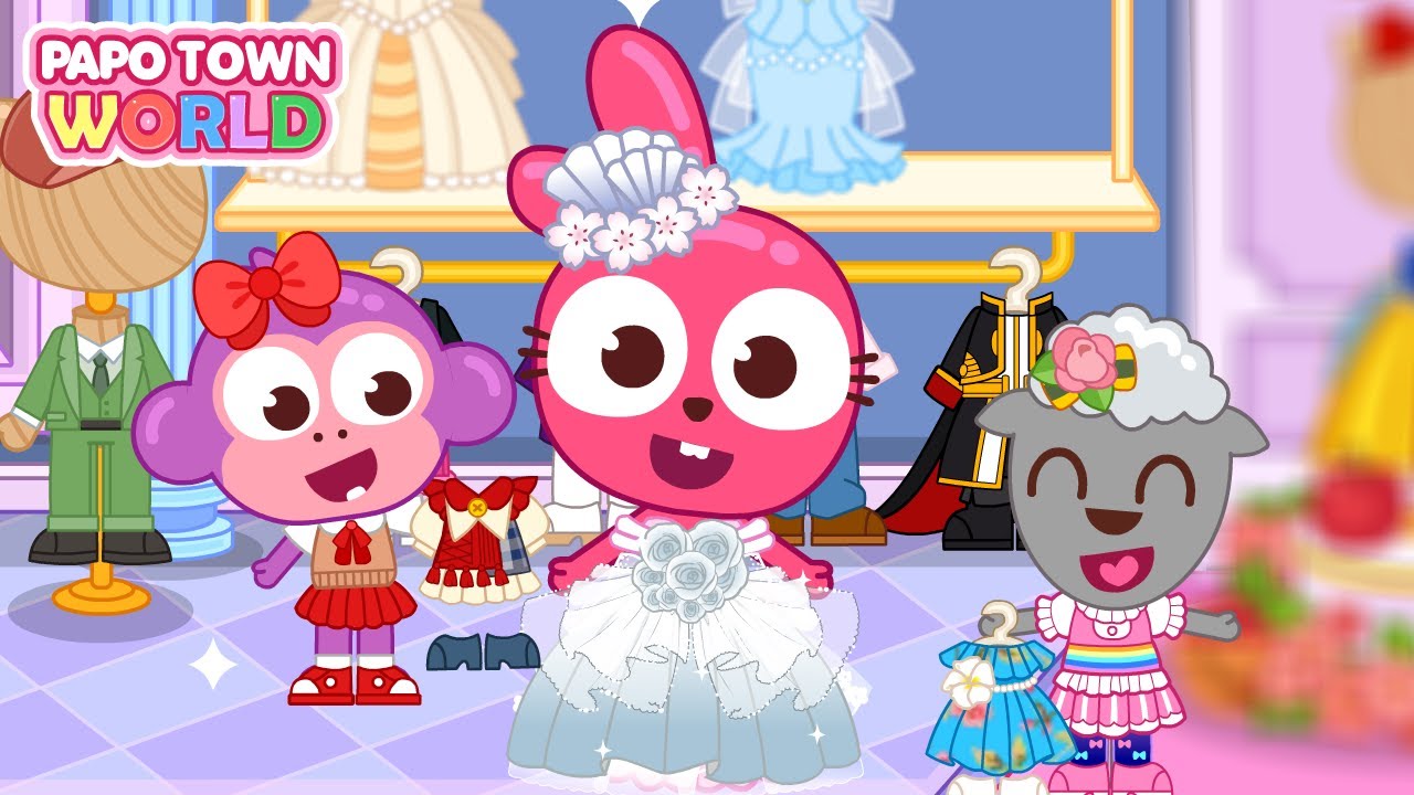 Which dress do U prefer? Have the most beautiful dress on! | Papo Town ...