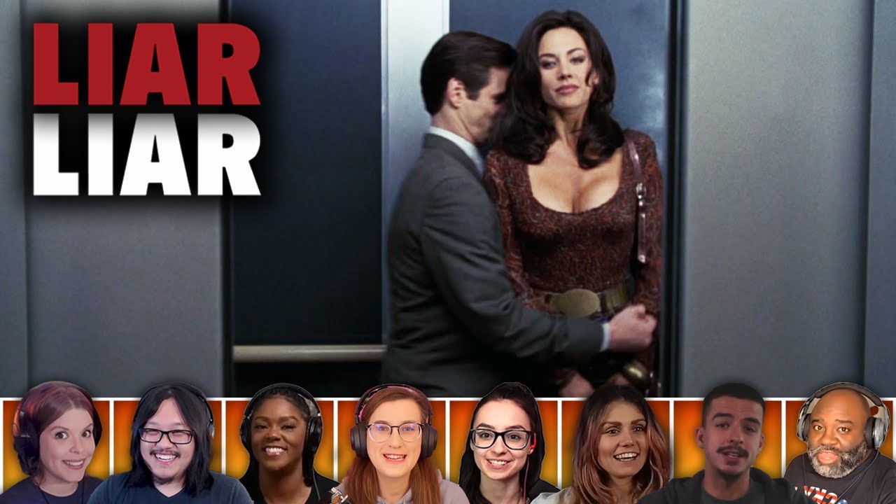 Reactors Reactions to Liar Liar BLOOPERS SCENE | Liar Liar (1997) - YouTube