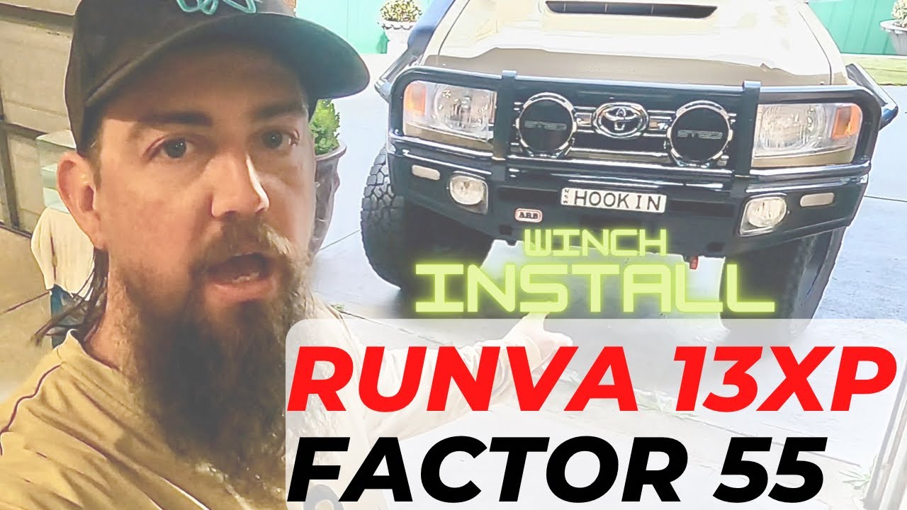 RUNVA 13XP / FACTOR 55 flatlink expert Troopy install- Overland Build ...