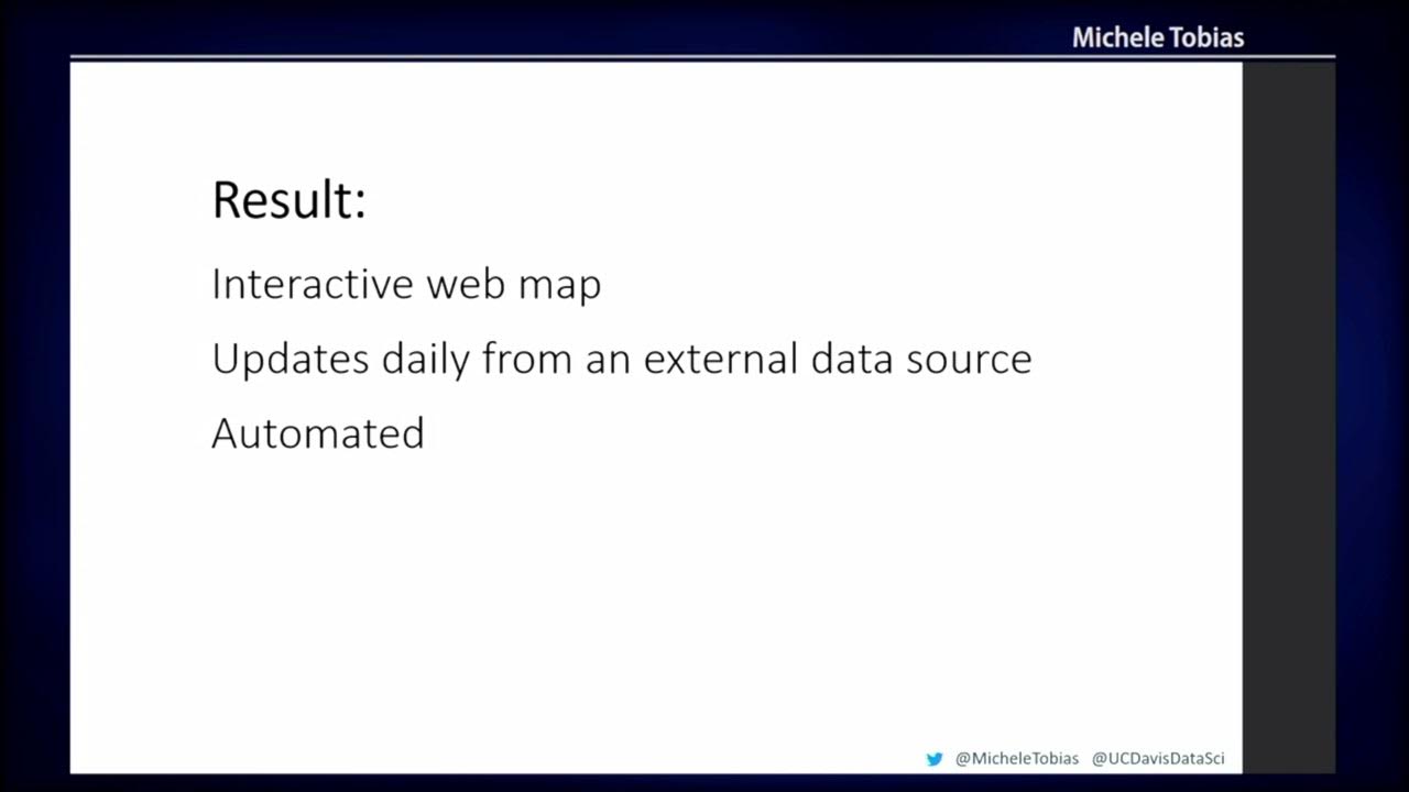 FOSS4G 2022 | Automating Generating a Web Map from Online Tabular Data: UC Davis Potential ...