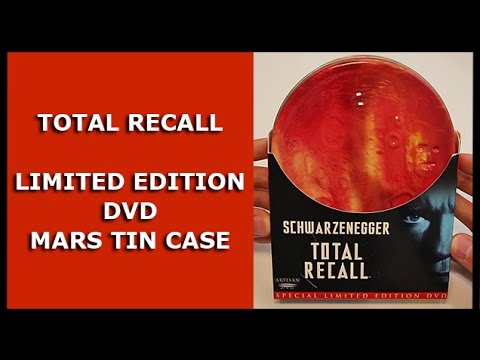 TOTAL RECALL - LIMITED DVD MARS TIN CASE UNBOXING