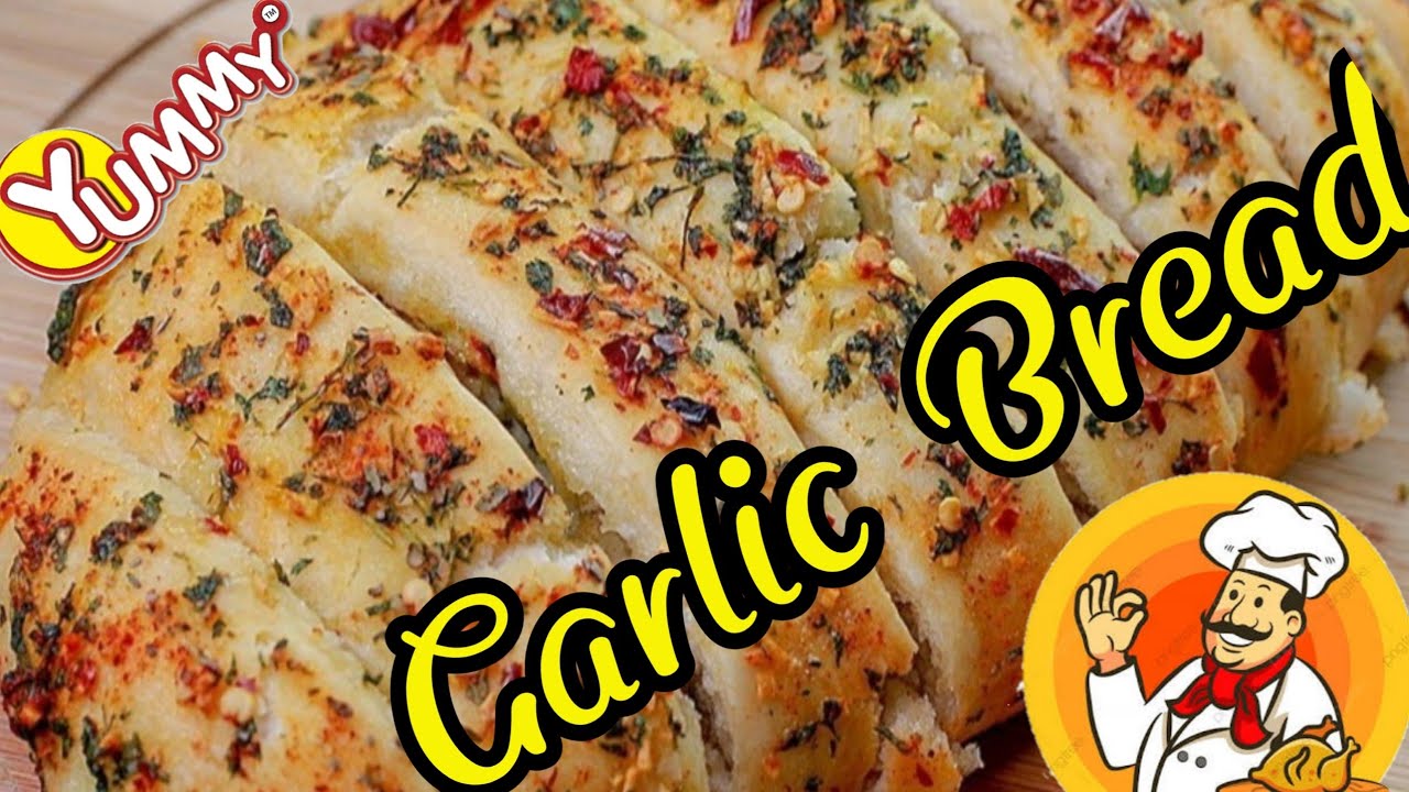 Restaurant type homemade Garlic bread without oven||Garlic bread recipe ...